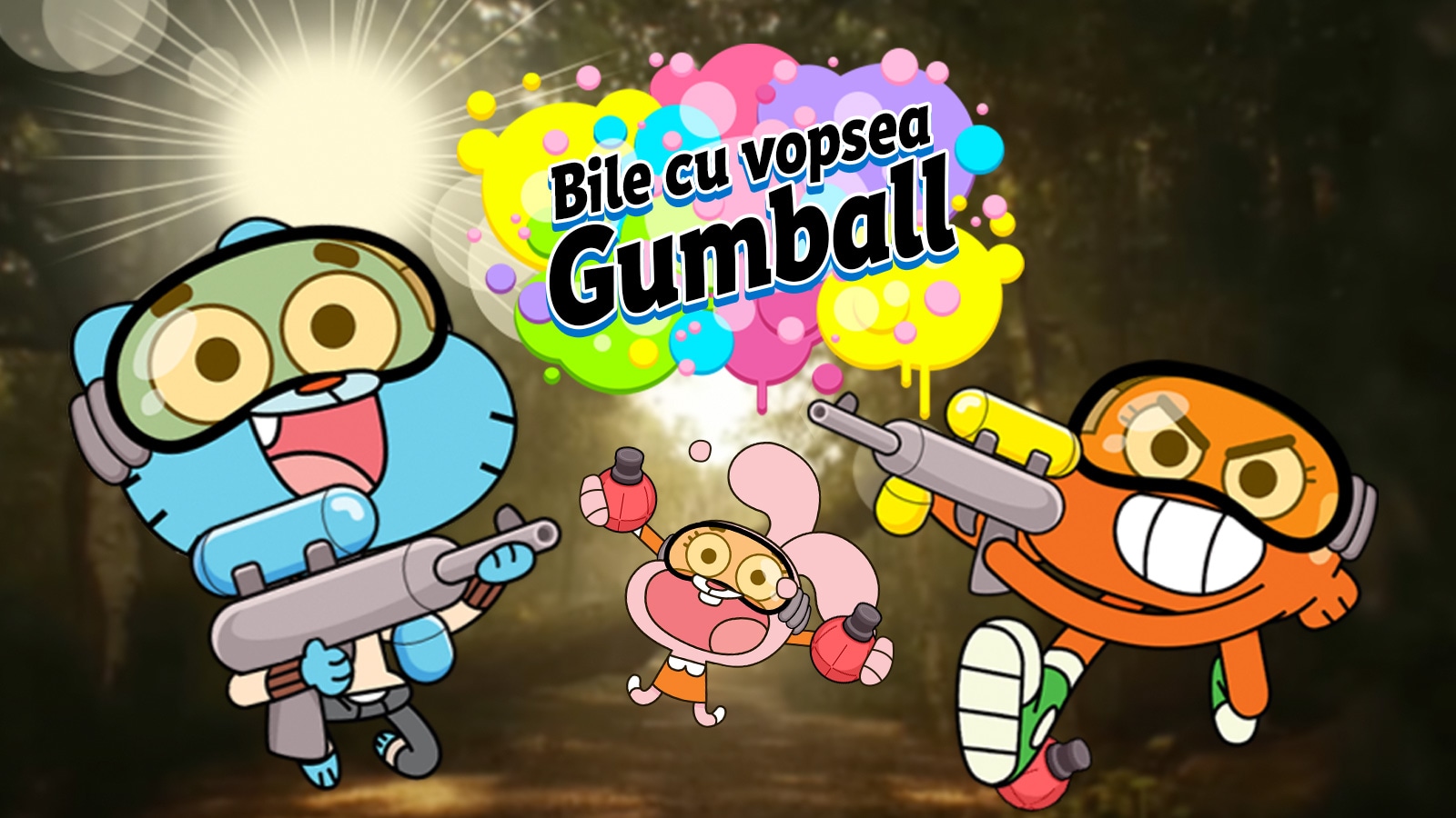 Gumball Paintball | Uimitoarea lume a lui Gumball | Cartoon Network